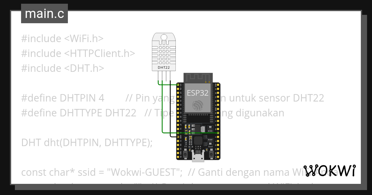 Tugas3 - Wokwi ESP32, STM32, Arduino Simulator