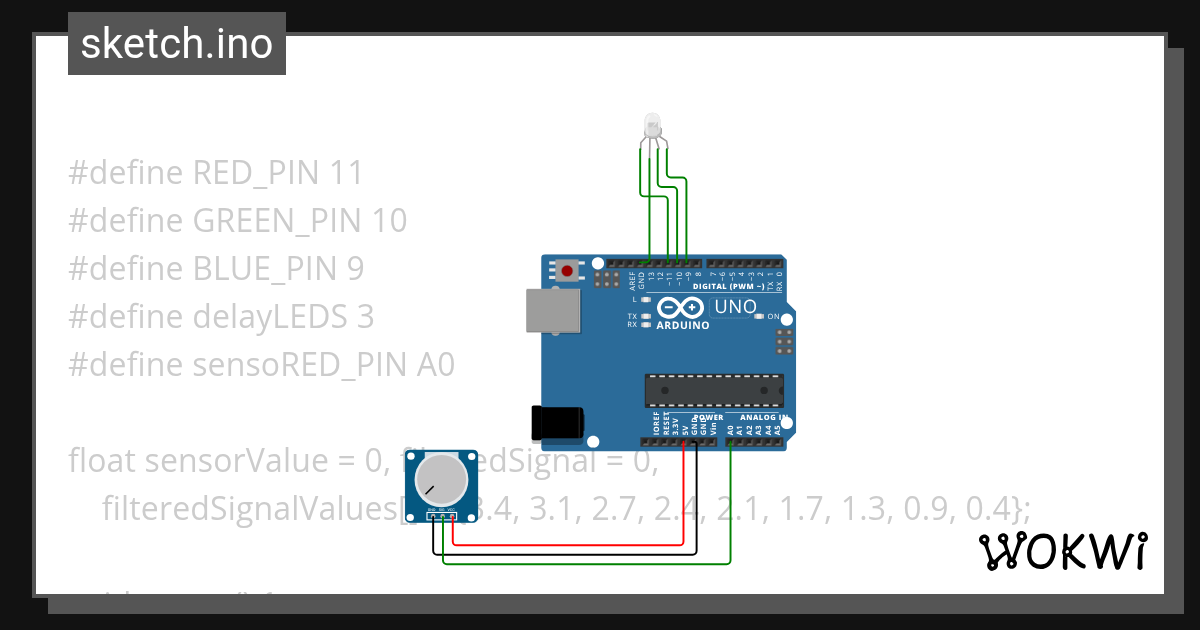 RGB Test - Wokwi ESP32, STM32, Arduino Simulator