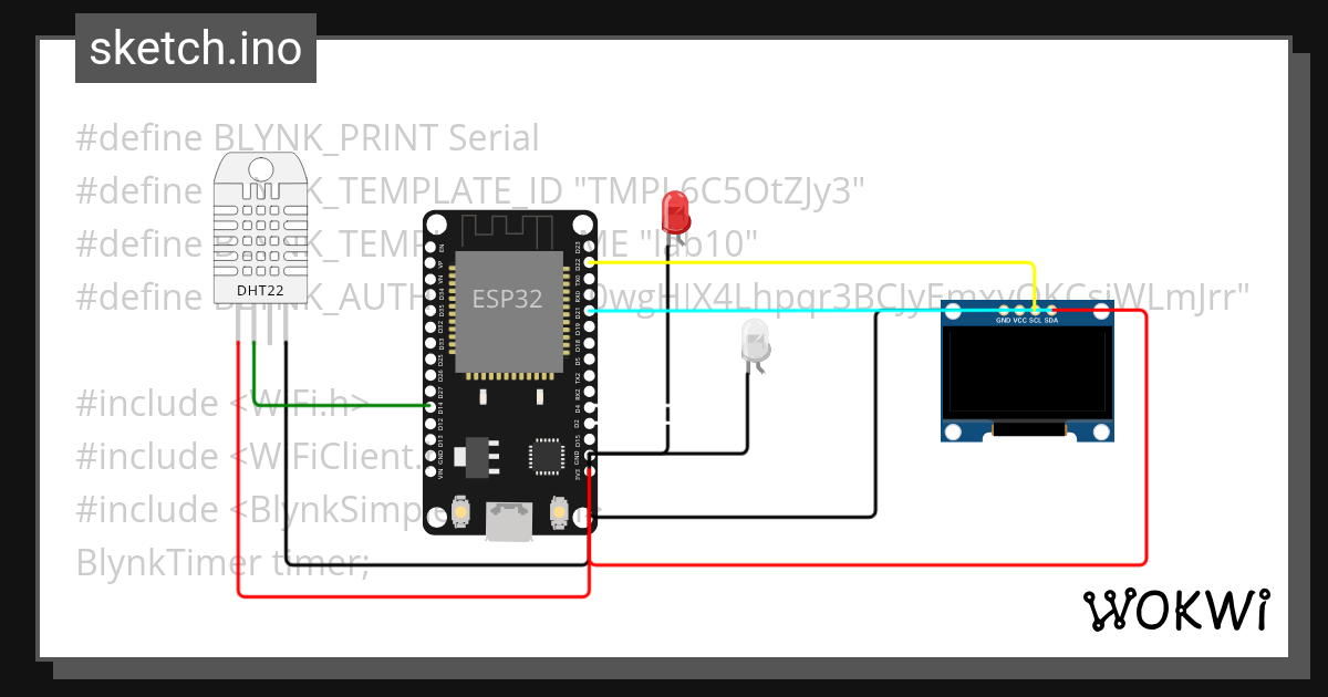 Led Iot Blynk 29 W Wokwi Esp32 Stm32 Arduino Simulator