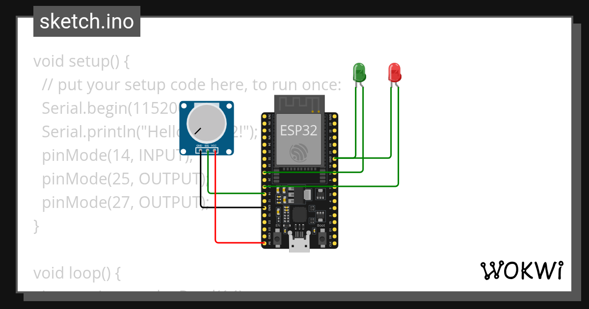 Potentio - Wokwi ESP32, STM32, Arduino Simulator