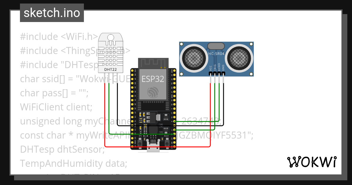distance - Wokwi ESP32, STM32, Arduino Simulator