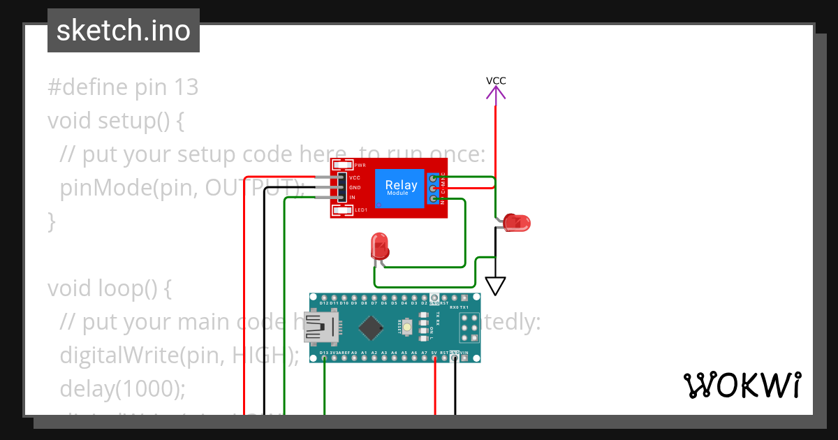 nano_blink - Wokwi ESP32, STM32, Arduino Simulator