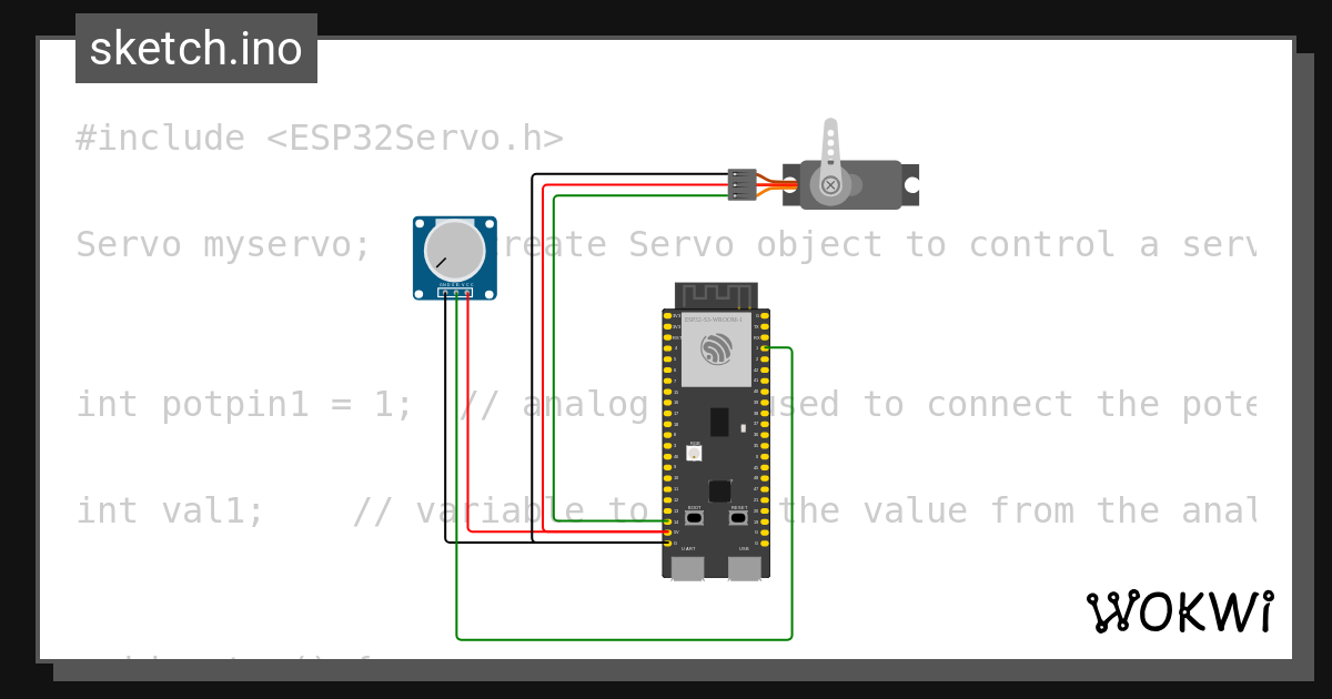 Servo1 Wokwi Esp32 Stm32 Arduino Simulator 8383