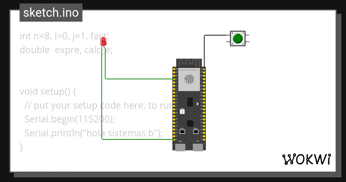 LAB1 - Wokwi ESP32, STM32, Arduino Simulator