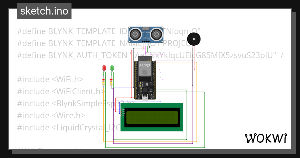 IOT PROJECT - Wokwi ESP32, STM32, Arduino Simulator