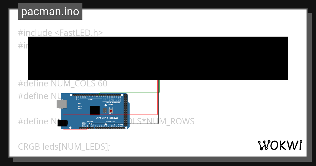 pacman.ino Copy - Wokwi ESP32, STM32, Arduino Simulator