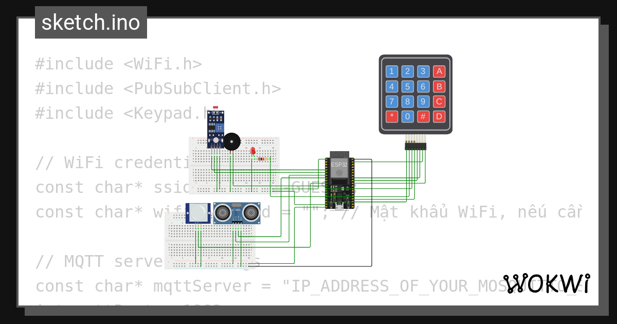 Cuối Kì Lab Wokwi Esp32 Stm32 Arduino Simulator 