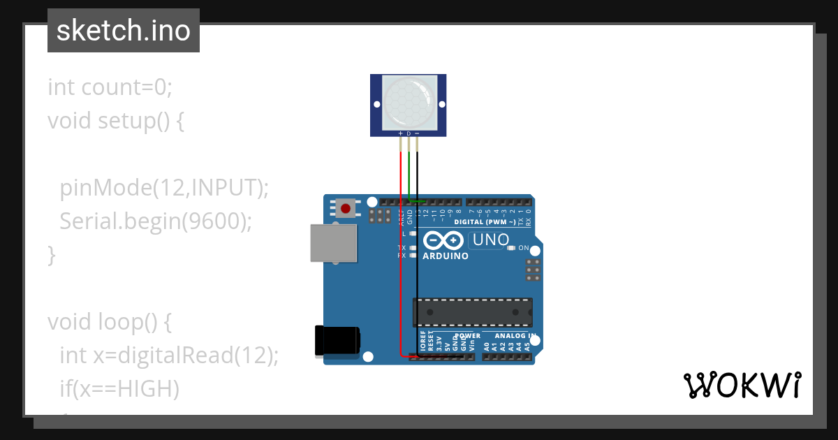 ir counter - Wokwi ESP32, STM32, Arduino Simulator