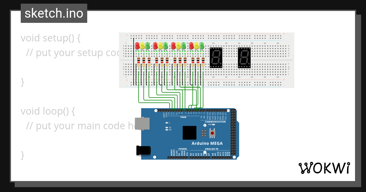 proyecto 8 - Wokwi ESP32, STM32, Arduino Simulator