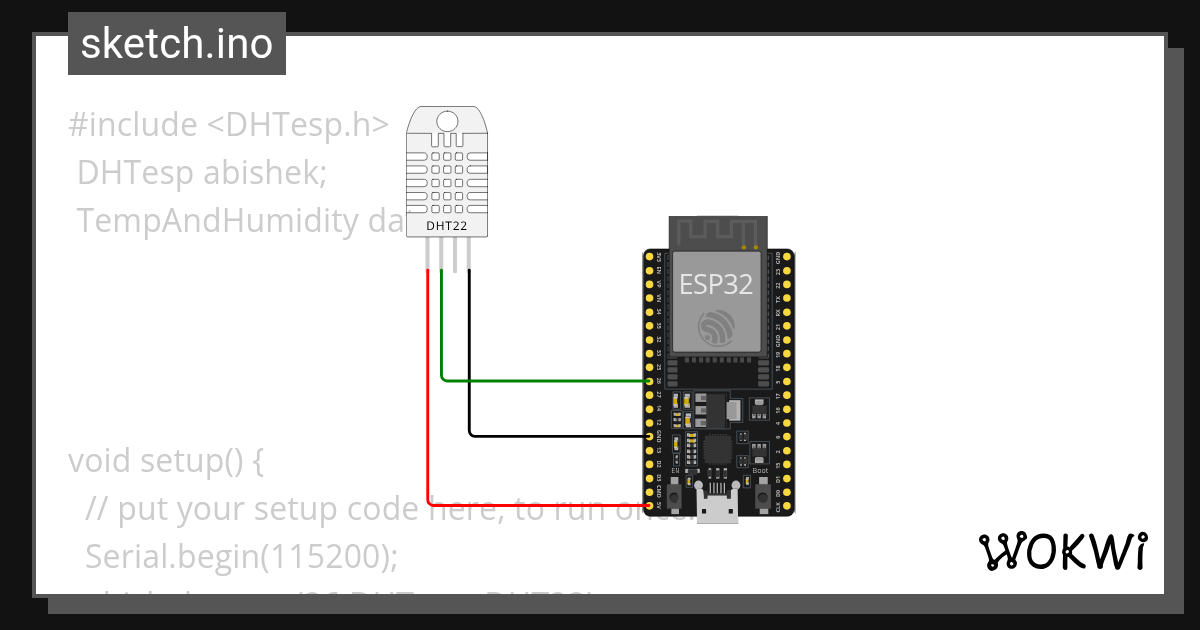 dht22 - Wokwi ESP32, STM32, Arduino Simulator