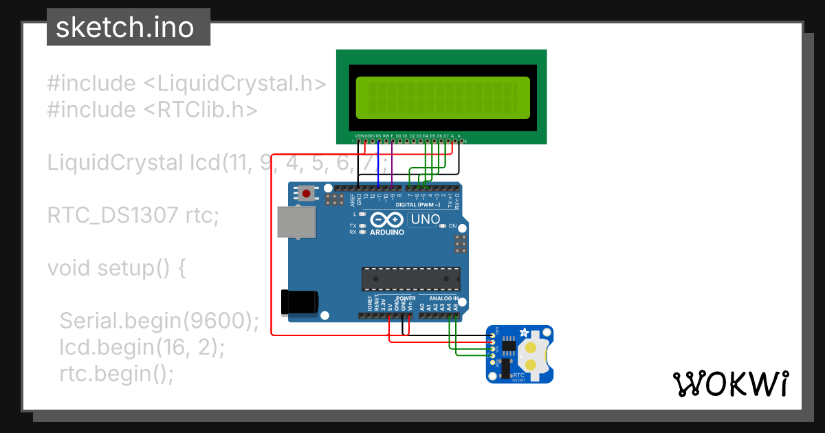 Time & Date - Wokwi ESP32, STM32, Arduino Simulator