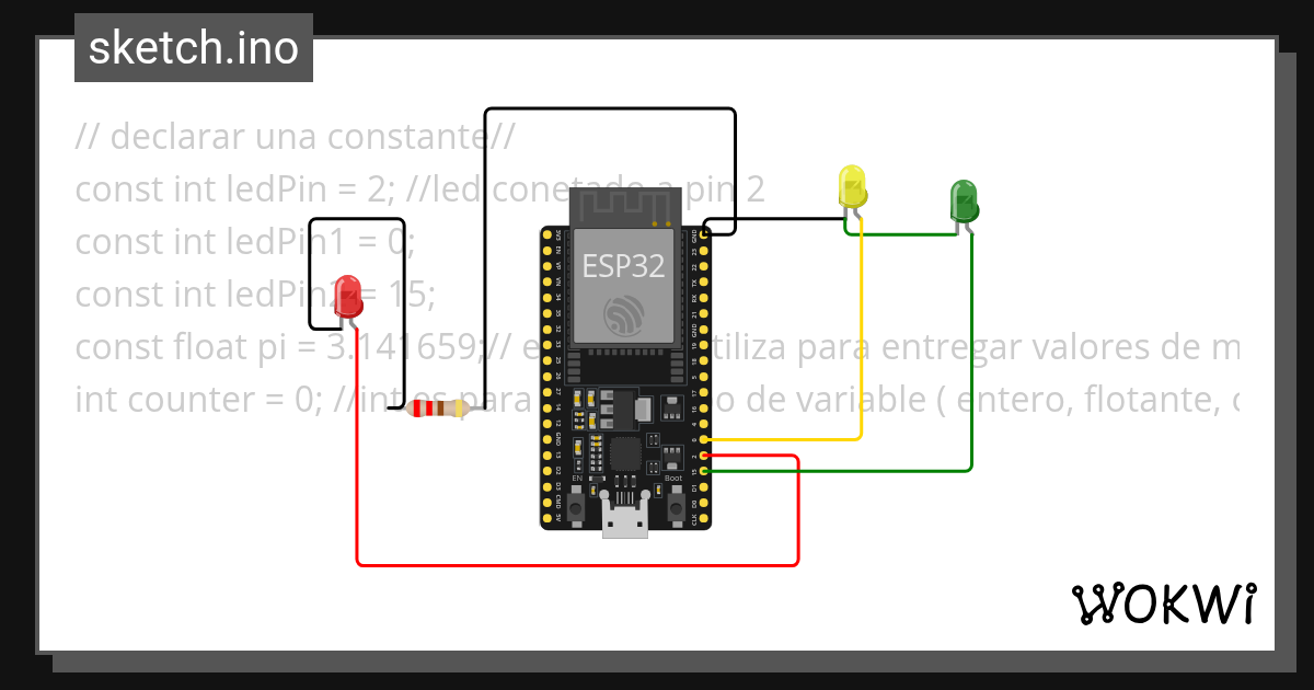 semaforo - Wokwi ESP32, STM32, Arduino Simulator