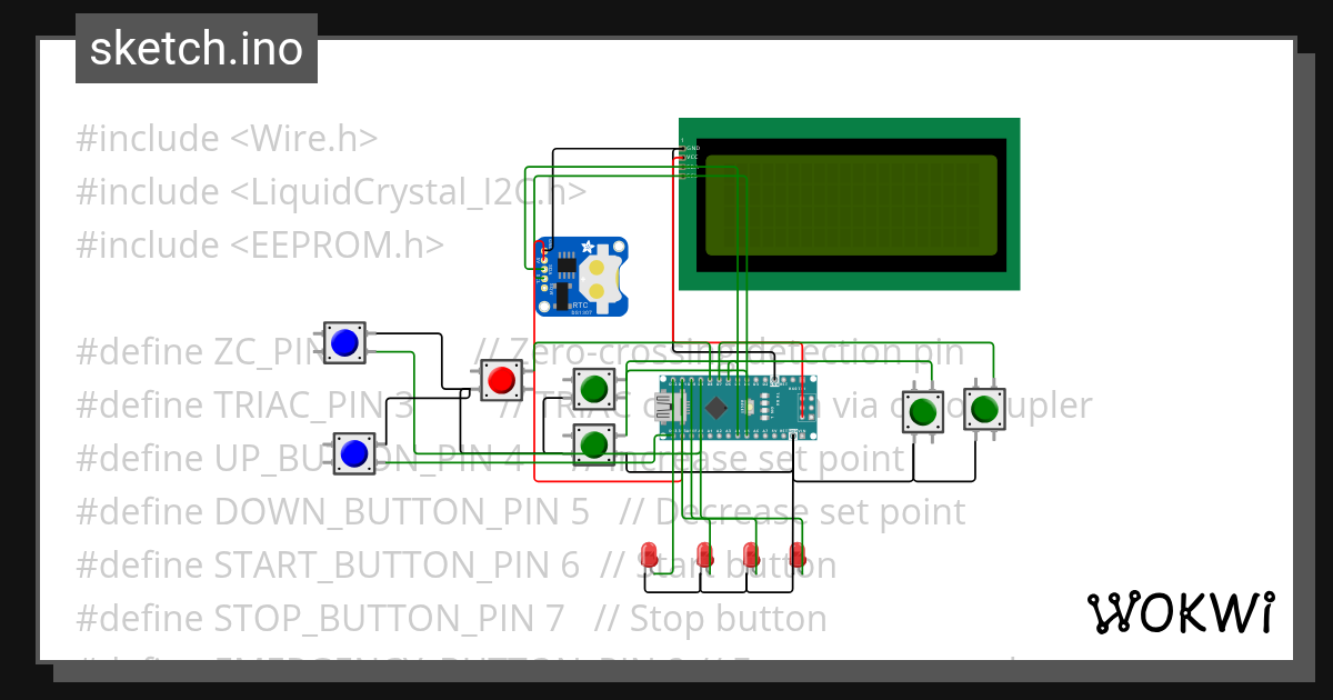 Ac volt and automation - Wokwi ESP32, STM32, Arduino Simulator