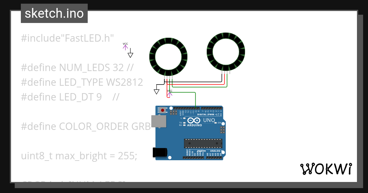 fill_palette 填充色版 - Wokwi ESP32, STM32, Arduino Simulator