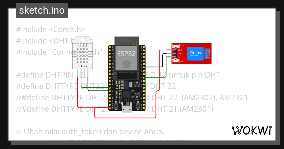 Assignment_CoreX - Wokwi ESP32, STM32, Arduino Simulator