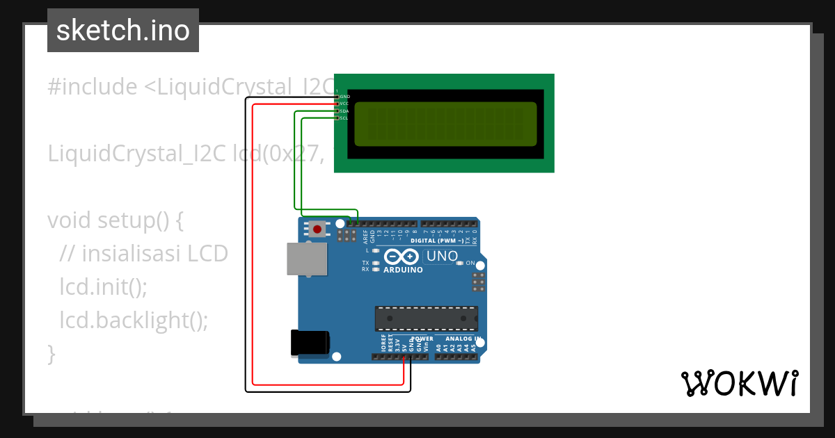 LCD_Mirza Aulia - Wokwi ESP32, STM32, Arduino Simulator