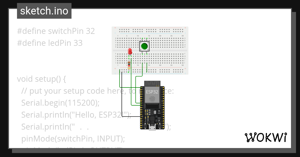 Lab3 - Wokwi ESP32, STM32, Arduino Simulator
