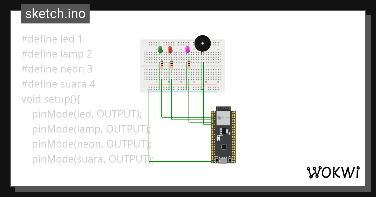 Projek Tik Wokwi Esp32 Stm32 Arduino Simulator 5145
