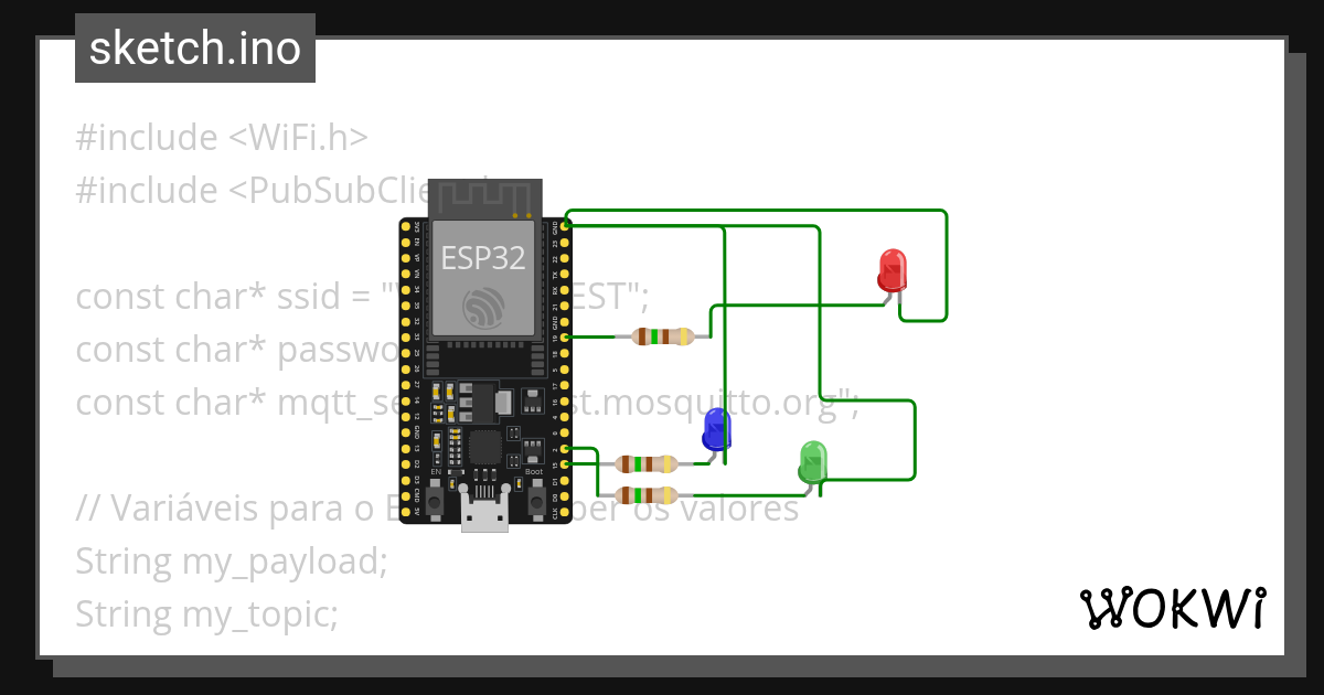 led esp32_mqtt - Wokwi ESP32, STM32, Arduino Simulator