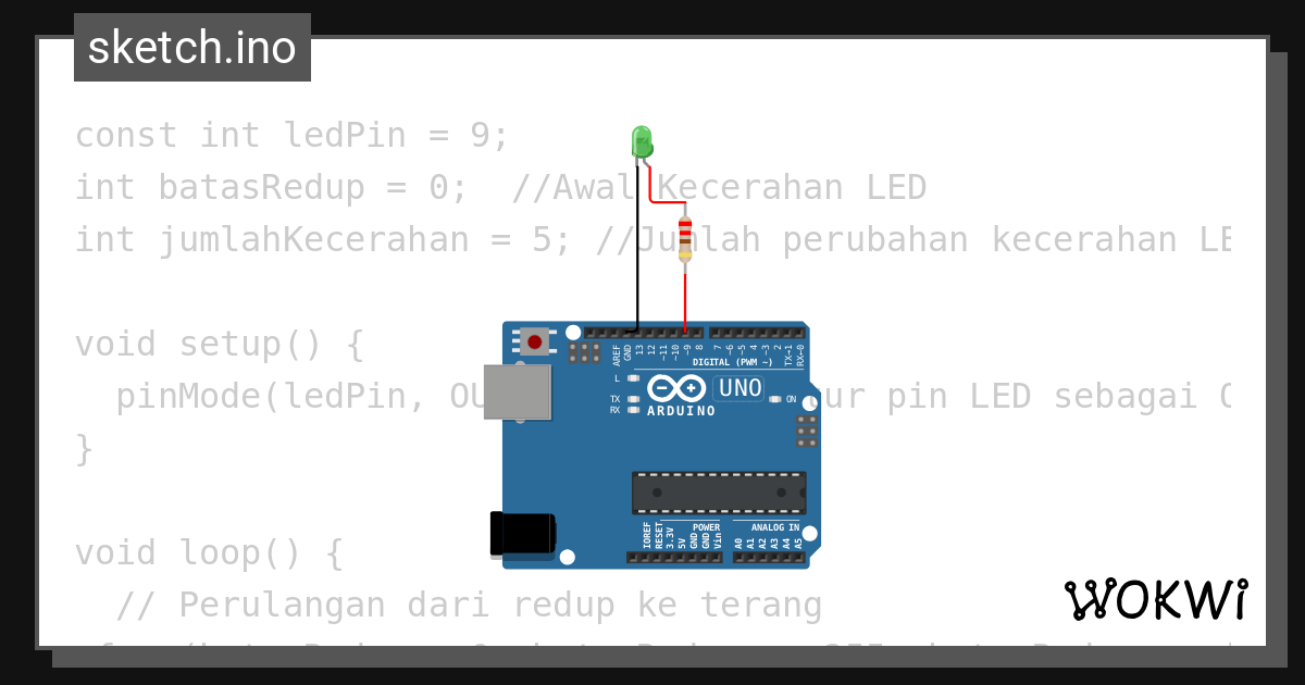 PRE 270824 redup pelan - Wokwi ESP32, STM32, Arduino Simulator PRE 270824 redup pelan - Wokwi ESP32, STM32, Arduino Simulator