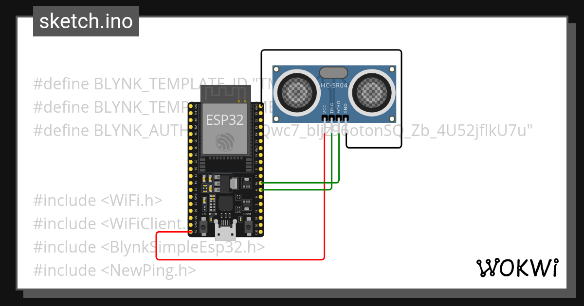 ULTRASONIC BLYNK - Wokwi ESP32, STM32, Arduino Simulator ULTRASONIC BLYNK - Wokwi ESP32, STM32, Arduino Simulator