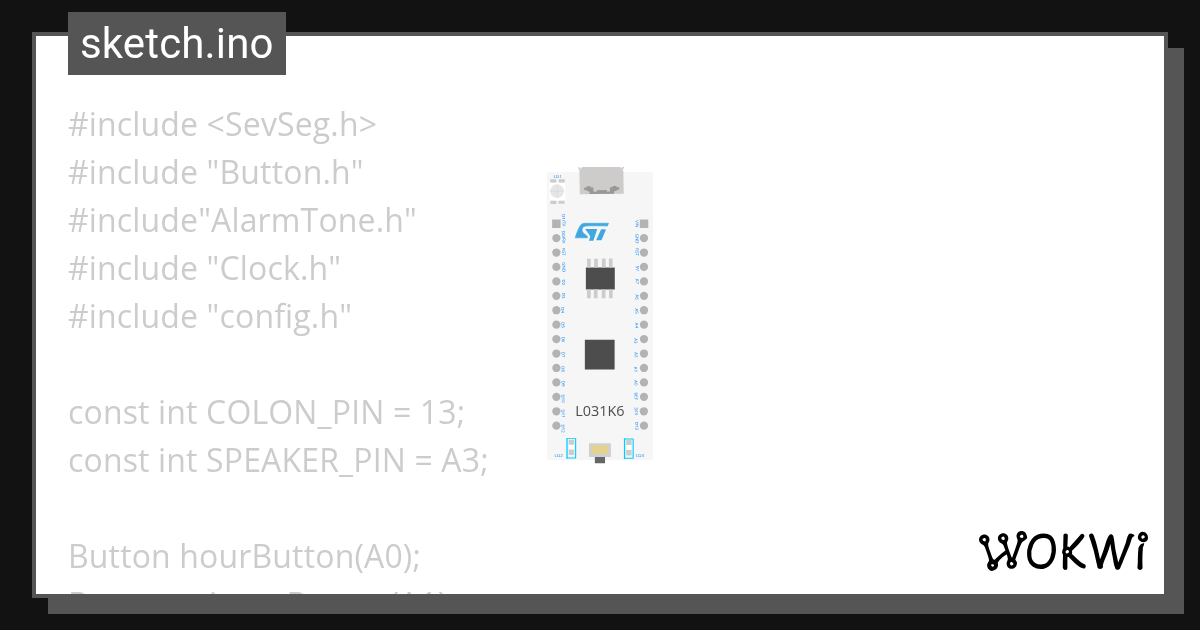 Alarm 1 - Wokwi ESP32, STM32, Arduino Simulator