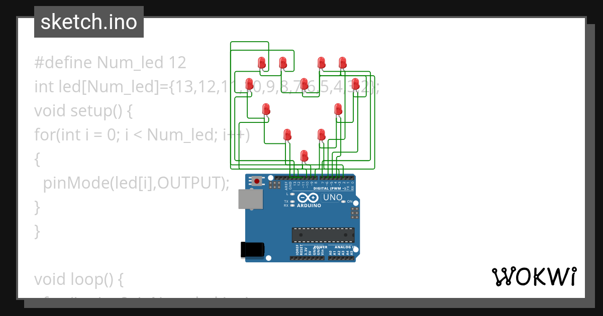 Demo 1a Wokwi Esp32 Stm32 Arduino Simulator 