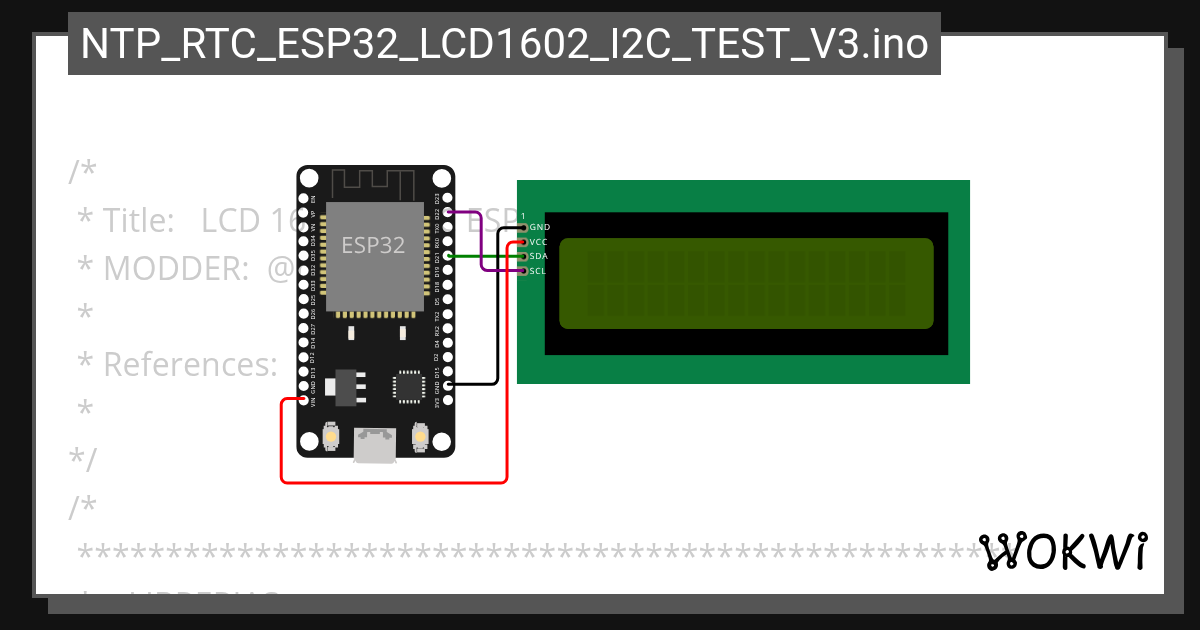 NTP_ESP32_CLOCK_LCD1602_i2C_TEST_V3.ino Copy - Wokwi ESP32, STM32 ...