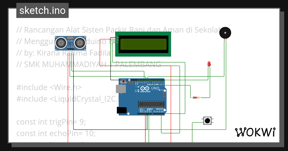 Kirana_8097_ProjectSistemParkir - Wokwi ESP32, STM32, Arduino Simulator