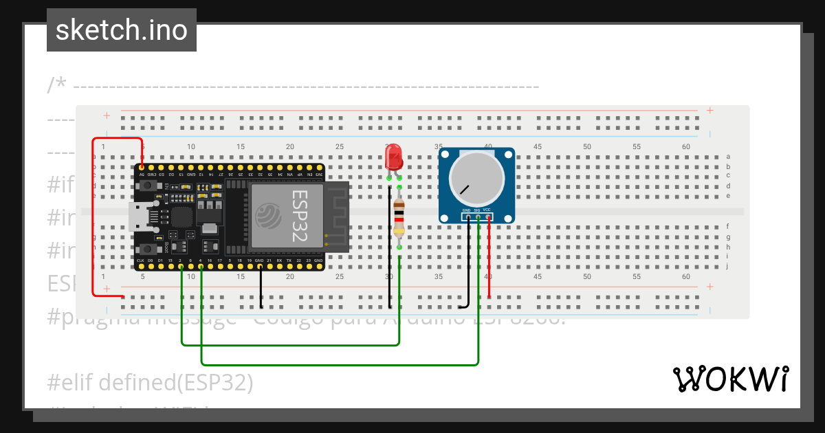 Wokwi - Online ESP32, STM32, Arduino Simulator