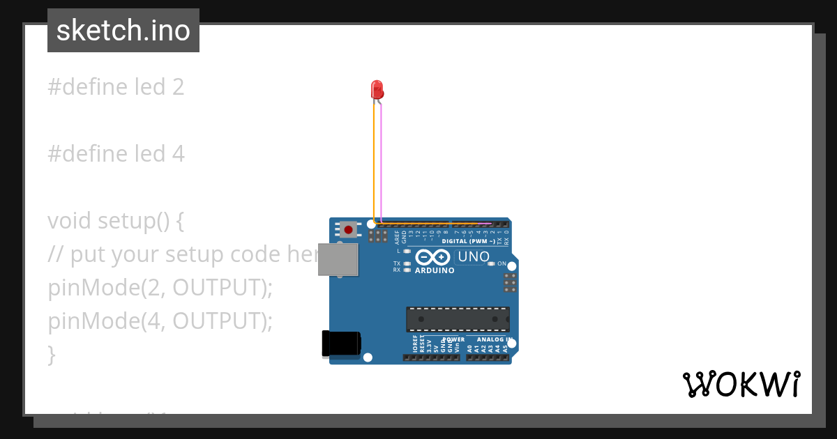 Merah - Wokwi ESP32, STM32, Arduino Simulator