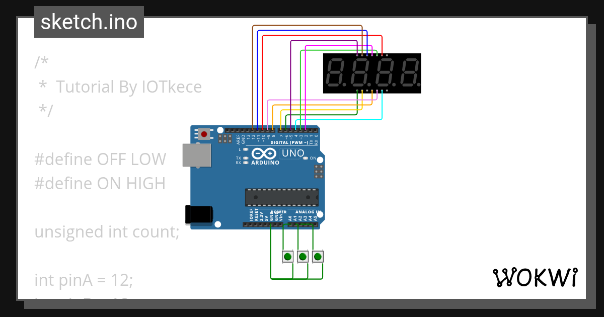 Sevent_Segment_CNT - Wokwi ESP32, STM32, Arduino Simulator