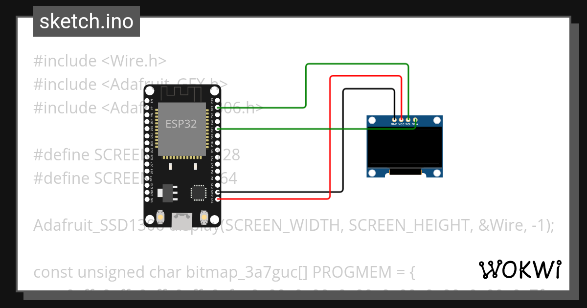 class 256 oled image display Copy - Wokwi ESP32, STM32, Arduino Simulator
