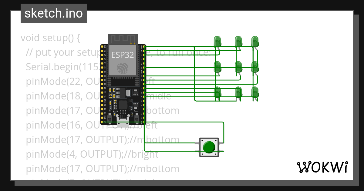 würfel - Wokwi ESP32, STM32, Arduino Simulator
