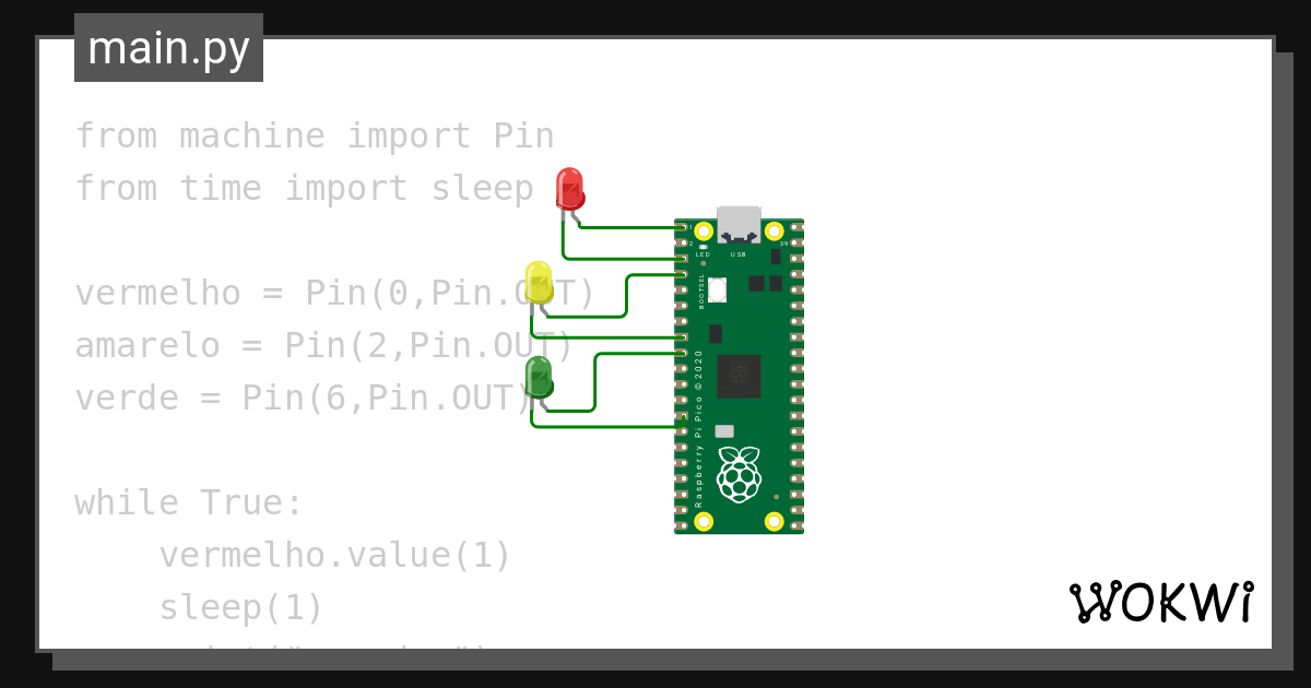 Semafaro Wokwi Esp32 Stm32 Arduino Simulator 