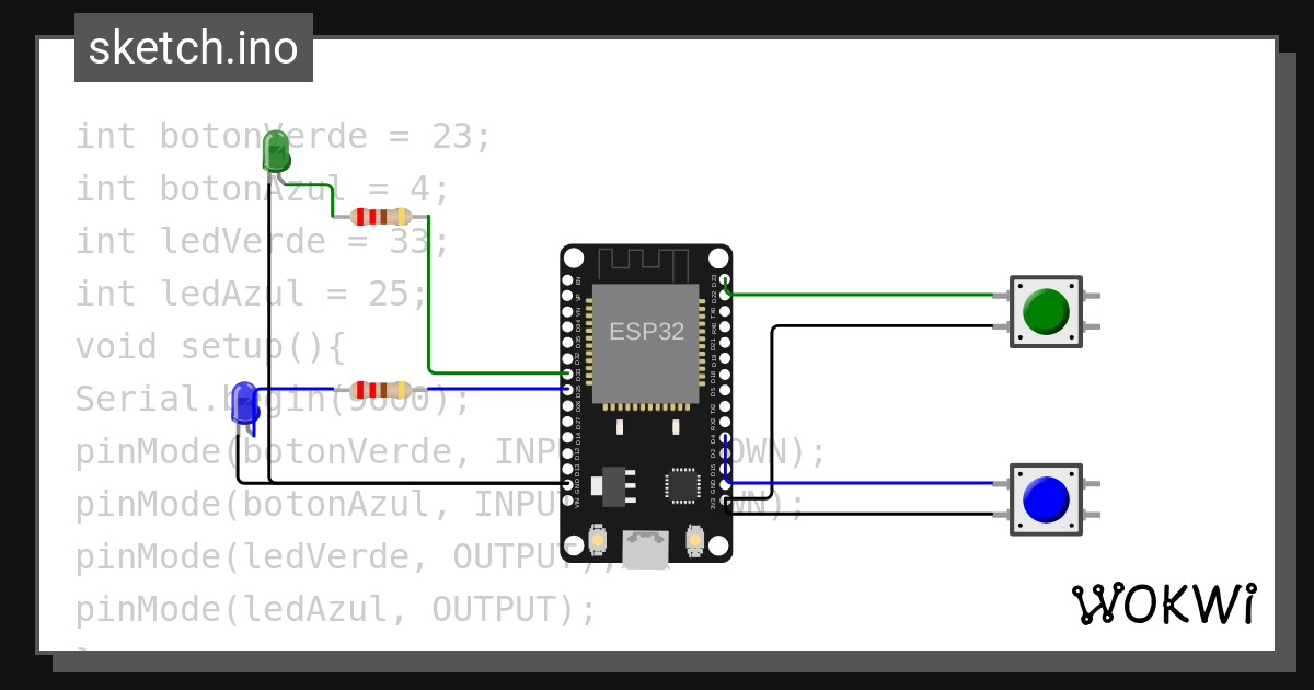 Práctica 06 Wokwi Esp32 Stm32 Arduino Simulator 4516