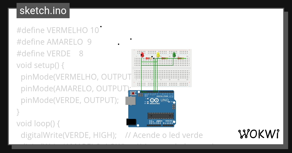 Semafaro Wokwi Esp32 Stm32 Arduino Simulator 