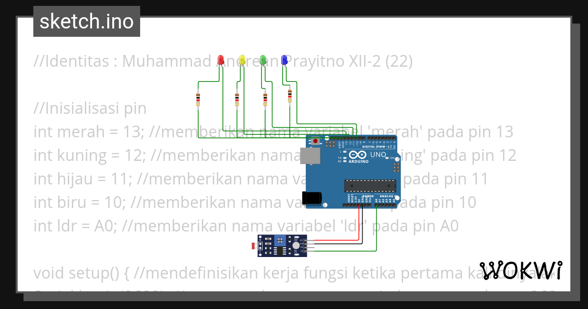 M. Andrean P. XII-2 (22) - Wokwi ESP32, STM32, Arduino Simulator