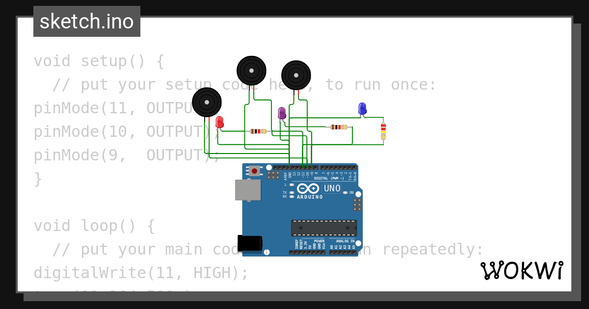 Kelap Kelip Wokwi Esp32 Stm32 Arduino Simulator