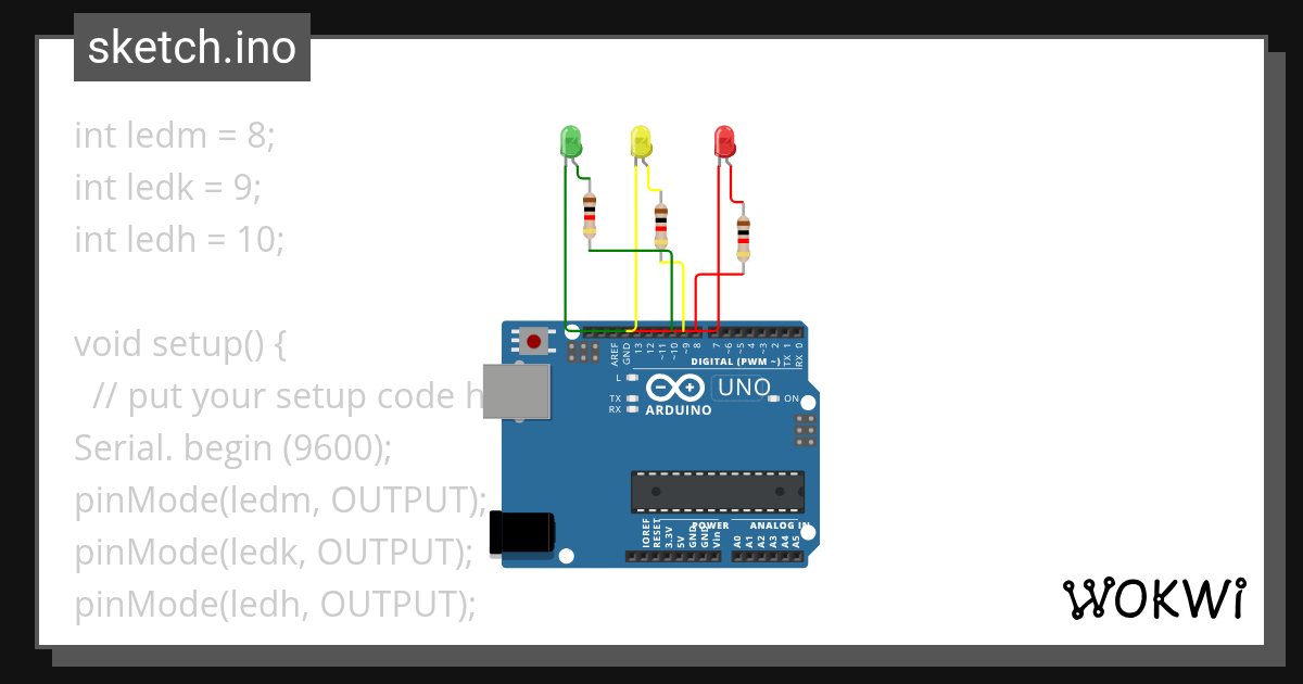 Intan Nur Fadhillah Lestari - TUGAS 4 - Wokwi ESP32, STM32, Arduino Simulator