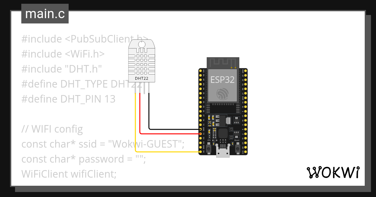 hw2 งานเดี่ยว1.1 - Wokwi ESP32, STM32, Arduino Simulator