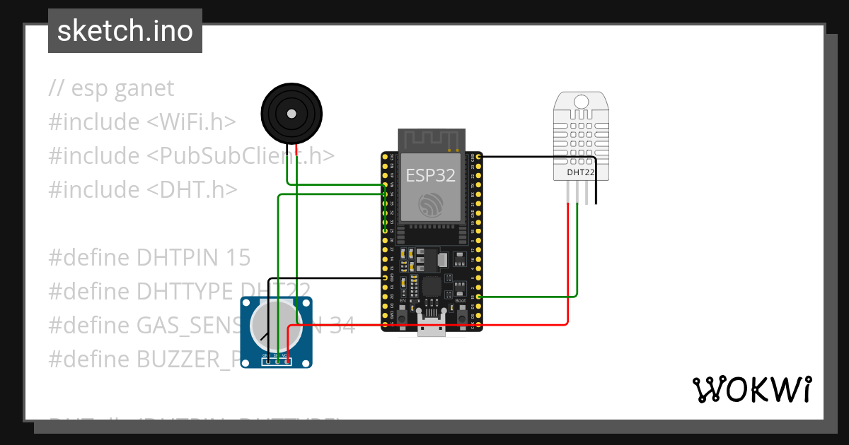 ESP GANET 3 - Wokwi ESP32, STM32, Arduino Simulator