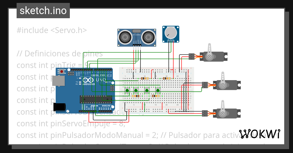 MECATRONICA - Wokwi ESP32, STM32, Arduino Simulator