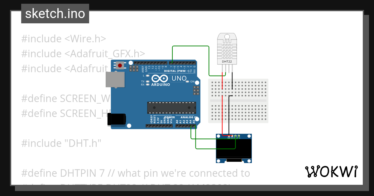 Dht With Oled Wokwi Esp32 Stm32 Arduino Simulator 0755