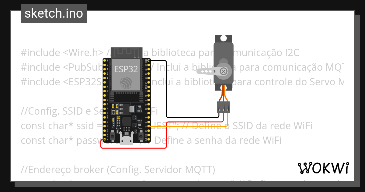 Atividade 2 Wokwi Esp32 Stm32 Arduino Simulator 