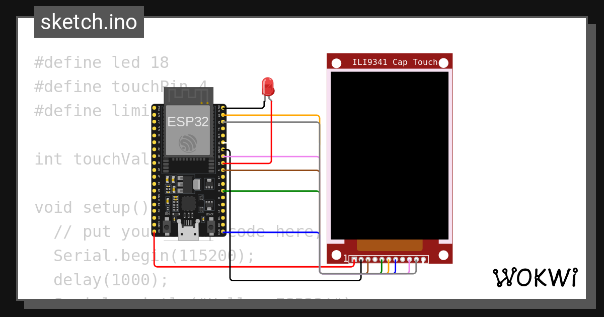 Arduino Touchpin Wokwi Esp32 Stm32 Arduino Simulator
