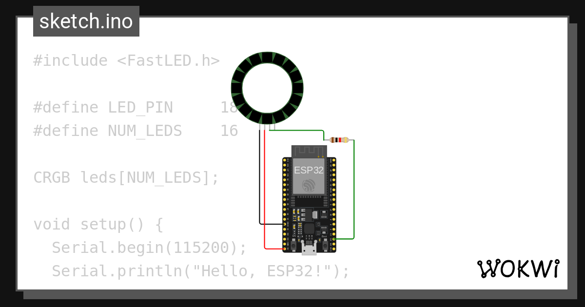Jhtest Ledstrip Wokwi Esp32 Stm32 Arduino Simulator