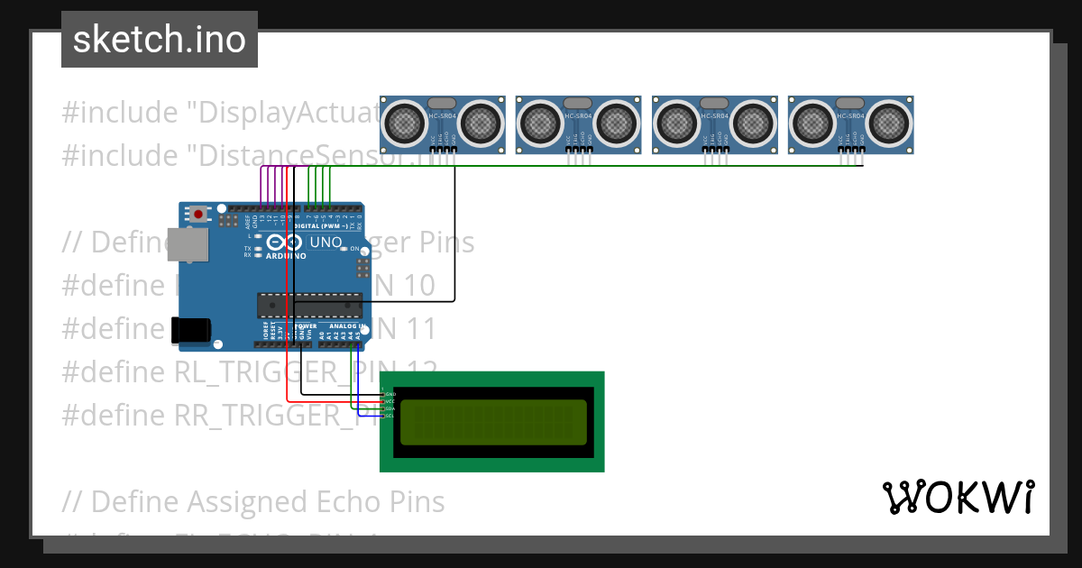 Distance_Sensor_System_Embedded_App - Wokwi ESP32, STM32, Arduino Simulator