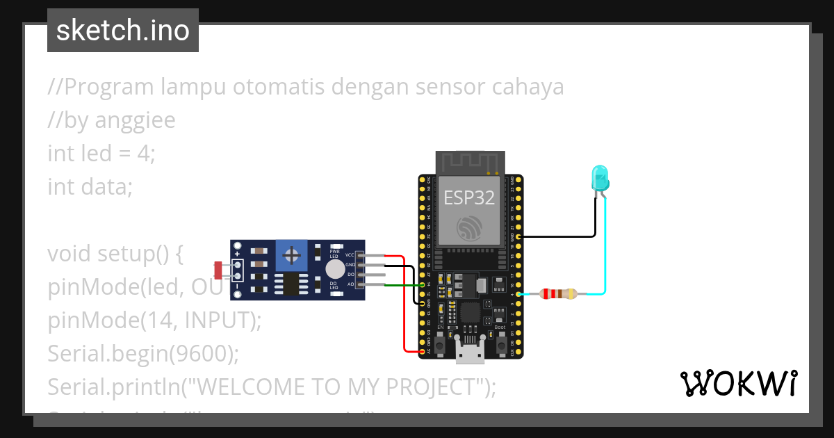 projek 6 ANASTASIA - Wokwi ESP32, STM32, Arduino Simulator
