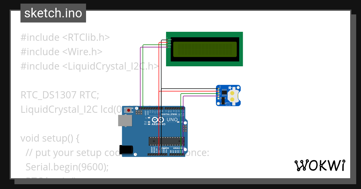 Jam noor syifa jannah - Wokwi ESP32, STM32, Arduino Simulator